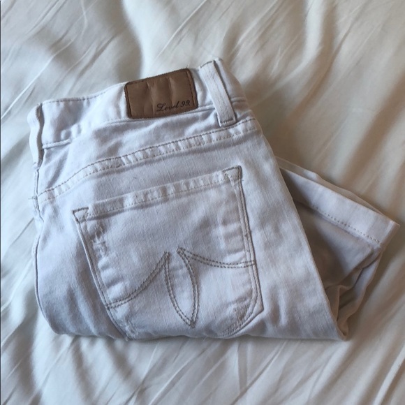 Level 99 | Shorts | Level 99 Boyfriend Shorts In Distressed White ...